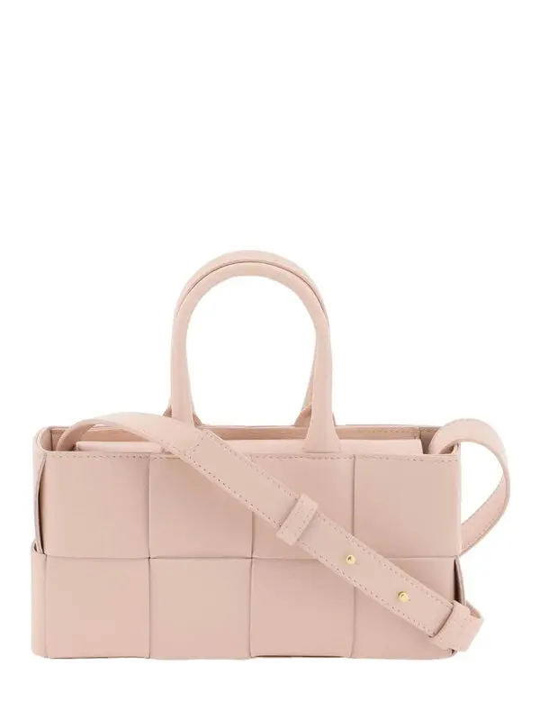 Bottega Veneta Mini East-west Arco Tote Shoulder Bag - Pink