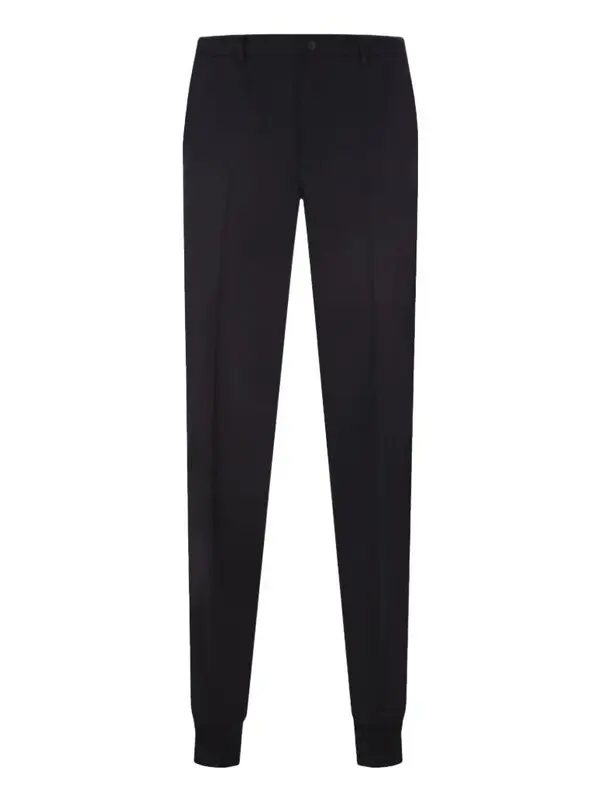 Prada Buttoned Tapered Leg Pants - Black