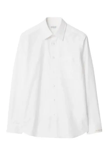 Burberry Cotton Oxford Shirt - White