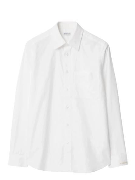 Burberry Cotton Oxford Shirt - White