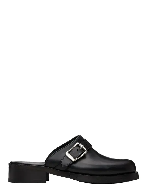 Our Legacy Buckled Mules - Black