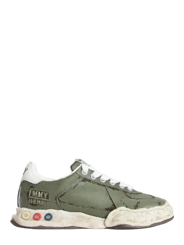 Mihara Yasuhiro Round Toe Low Top Sneakers - Khaki