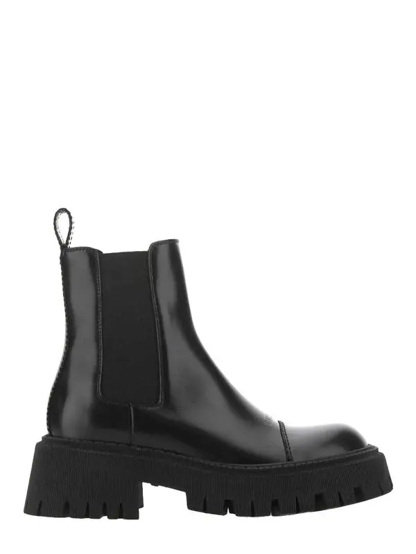 Balenciaga Tractor Ankle Boots - Black