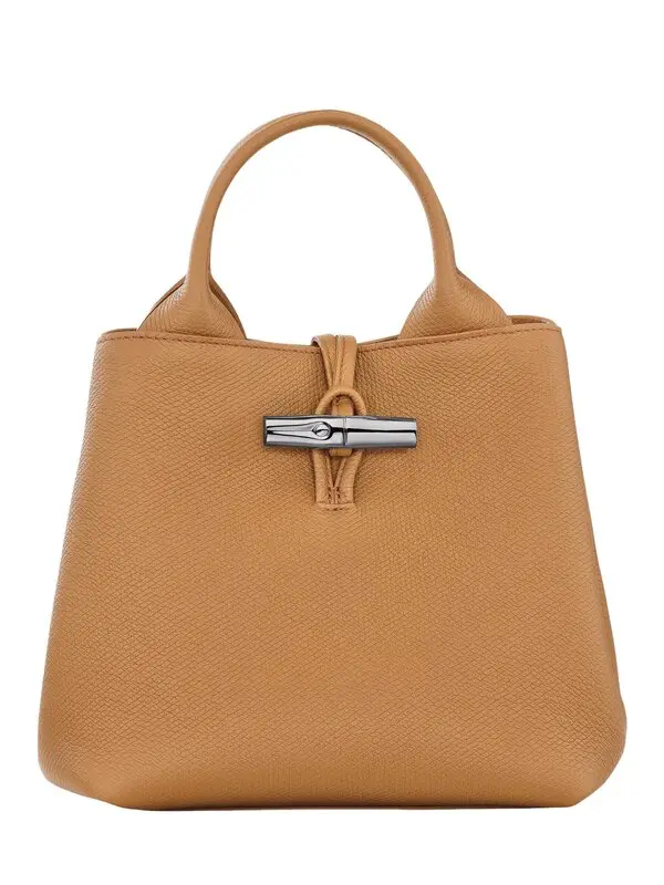 Longchamp Le Roseau S Top Handle Bag - Walnut