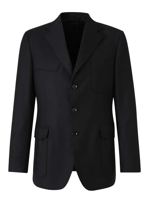 Brioni Wool Blazer - Black