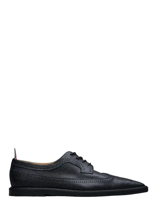 Thom Browne Pointed-toe Leather Brogues - Black