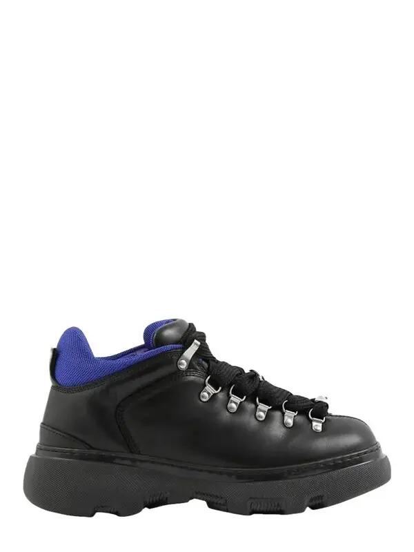 Burberry Trek Lace-up Ankle Boots - Black