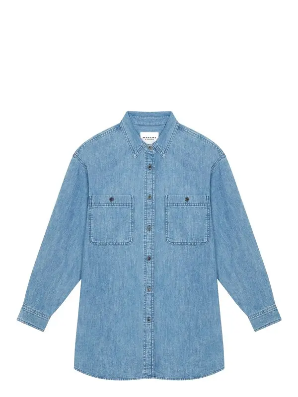 Isabel Marant Étoile Verane" Denim Shirt - Blue