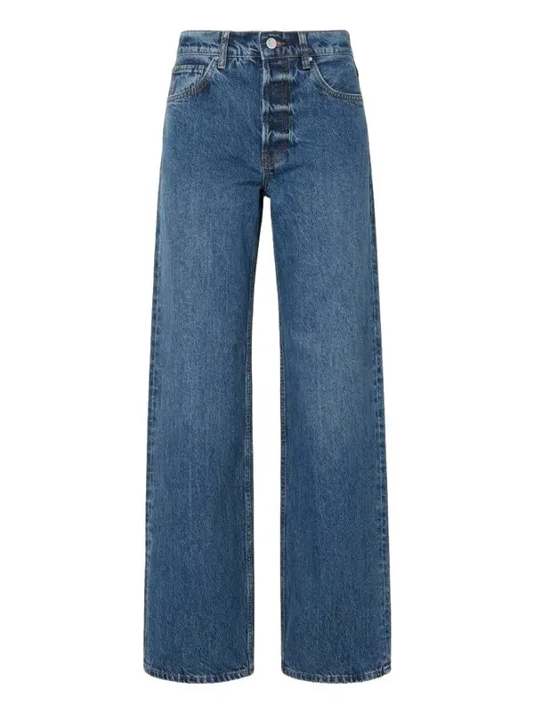 ANINE BING Belt-loop Jeans - Blue