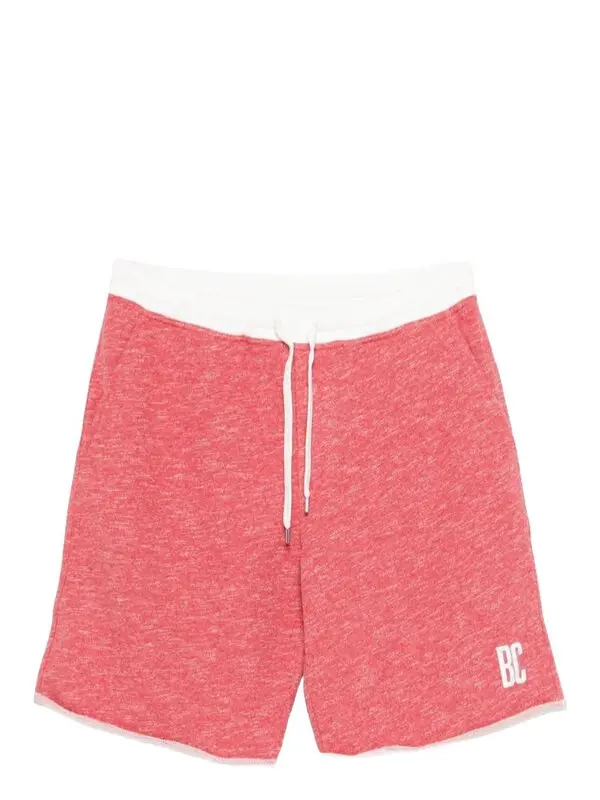 Brunello Cucinelli Drawstring Logo Print Shorts - Pink