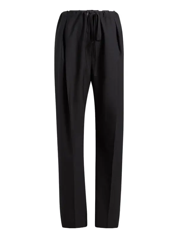 Khaite Twill Trenton Trousers - Black