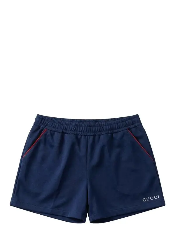 Gucci Ribbon Jersey Shorts - Blue
