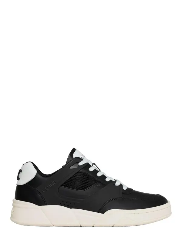 Celine Ct-09 Sneakers In Calfskin And Mesh - Black