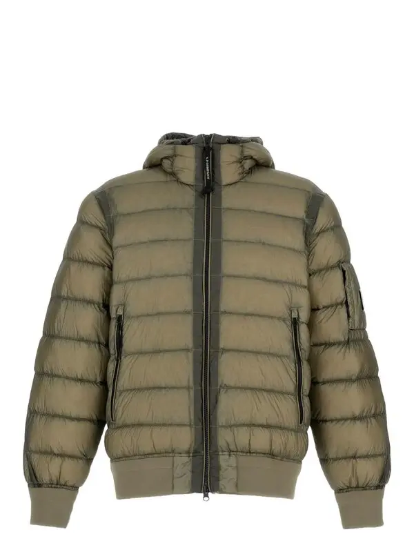 C.P. COMPANY Lens Detail Puffer Jacket - Green