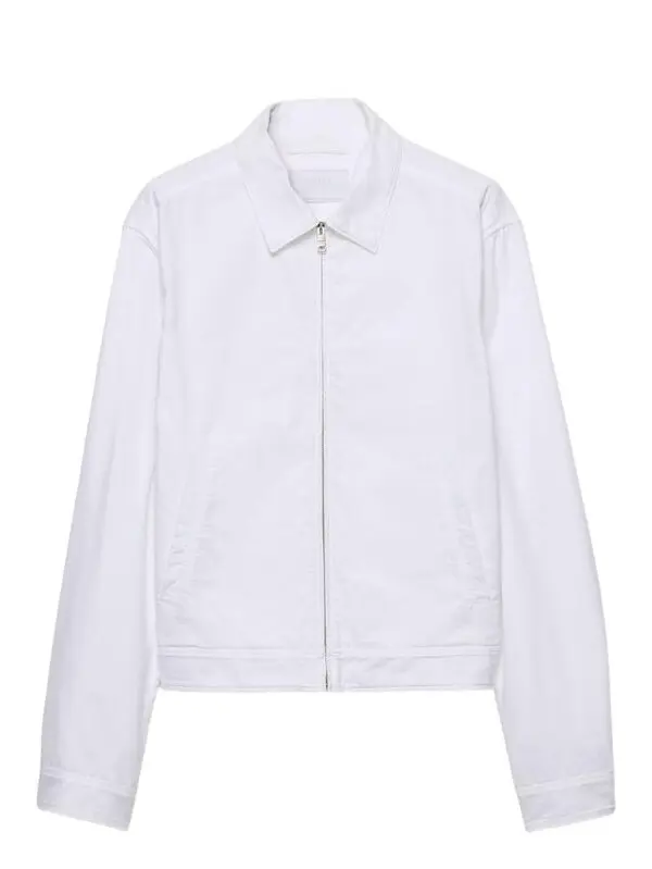 Prada Long Sleeve Casual Jacket - White
