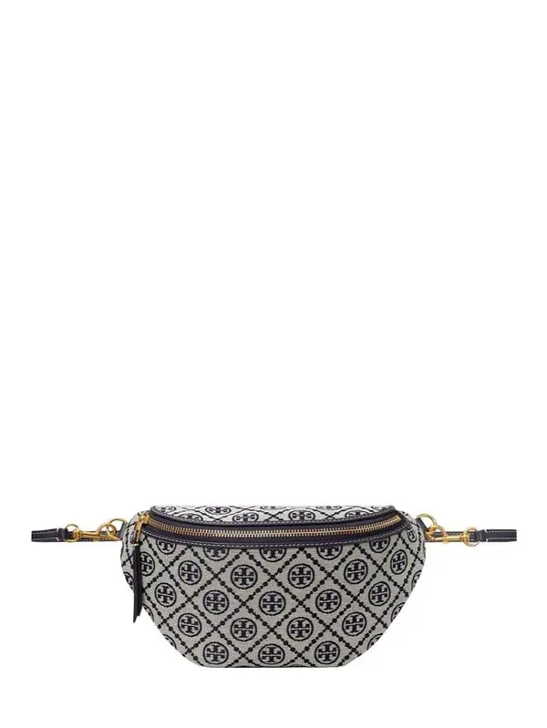 Tory Burch T Monogram Belt Bag - Gray