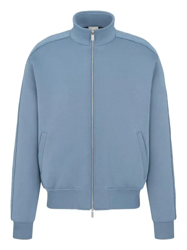 Dior Oblique Motif Track Jacket - Sky-blue