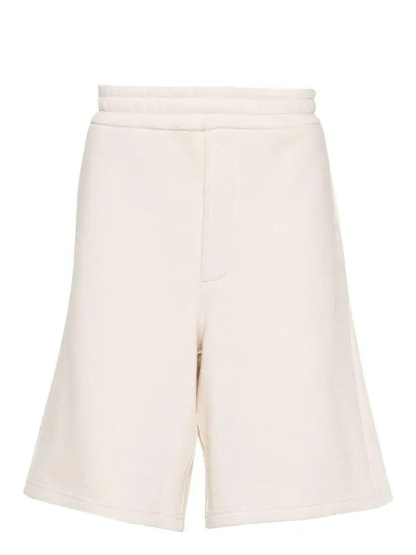 Prada Triangle-logo Track Shorts - Neutral Color