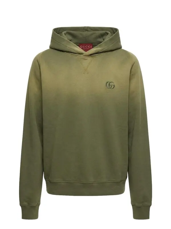Gucci Cotton Jersey Sweatshirt - Forest Green