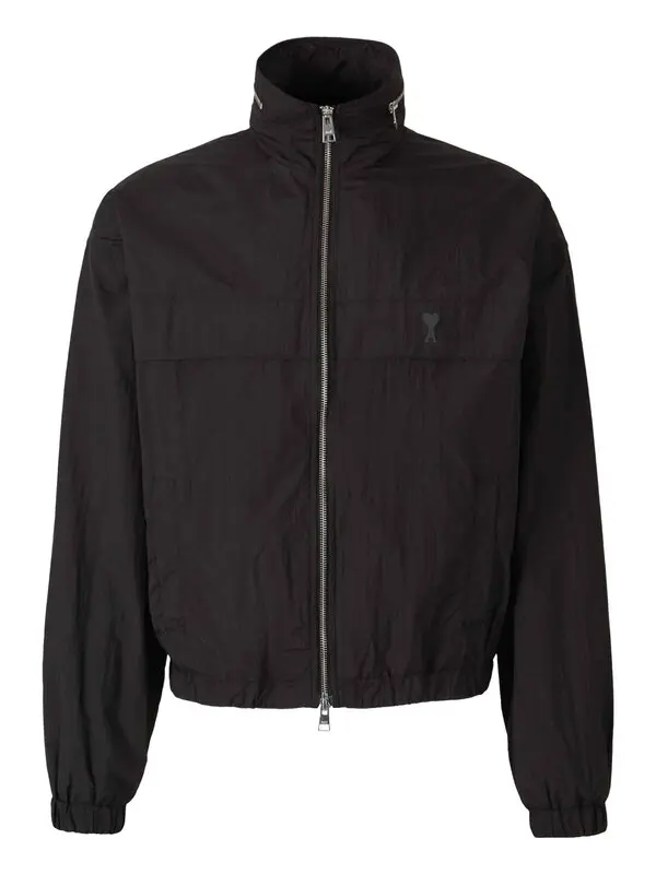 Ami De Coeur Pocket Windbreaker - Black