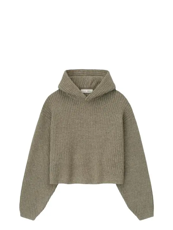 Fear Of God Oversized Hooded Knitted Jumper - Homesteadheather
