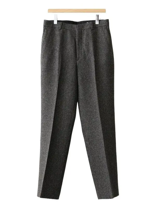 Auralee Belt Loop Casual Pants - Gray Brown Hairline