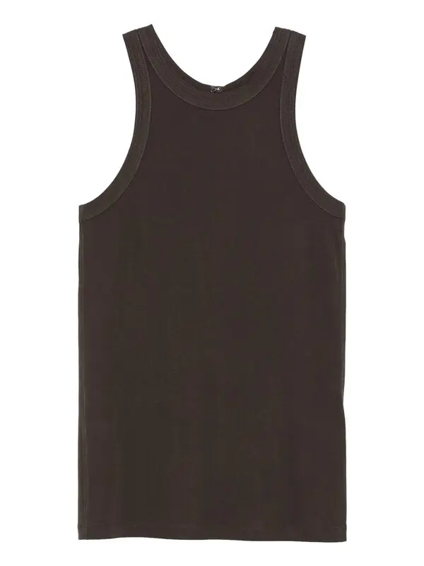 TOTEME Sleeveless Zipper Closure Tank Top - Ivy Green