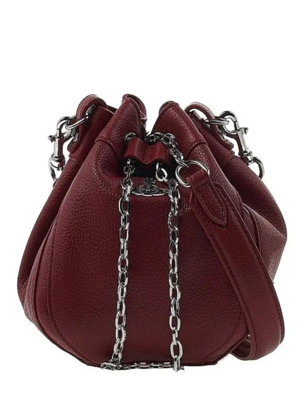 VIVIENNE WESTWOOD Chain Shoulder Bag - Brown