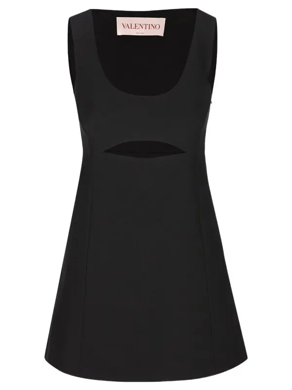 Valentino Garavani Cut-out Sleeveless Dress - Black