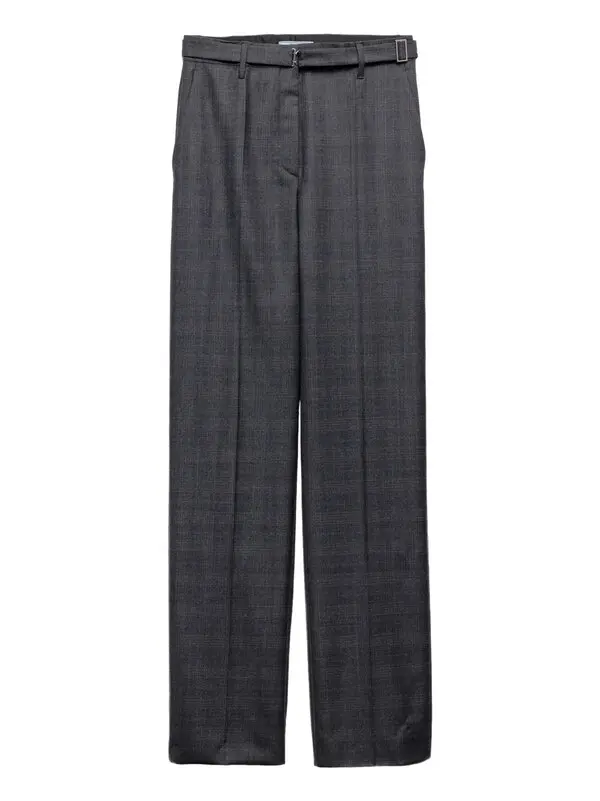 Prada Wool Trousers - Dark Gray