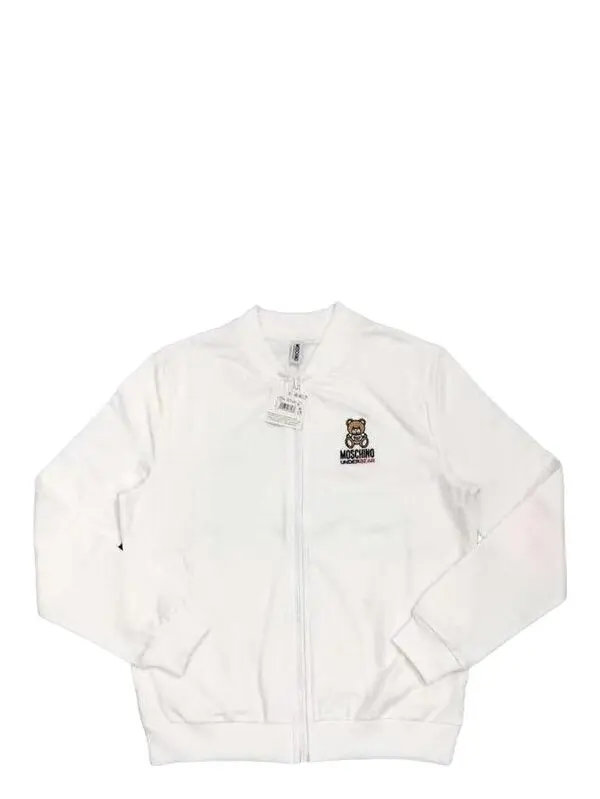 Moschino Printed Casual Jacket - White