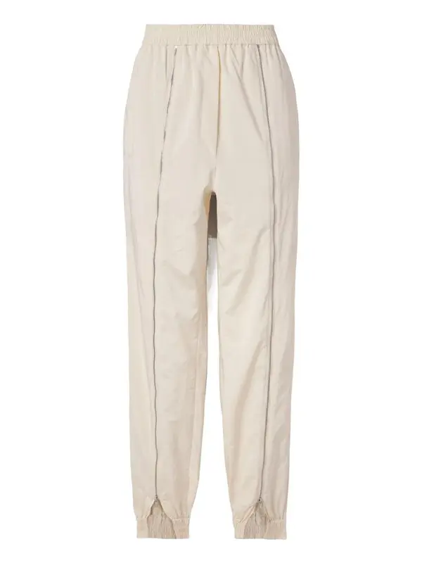 Tibi Zip-detail Track Trousers - White