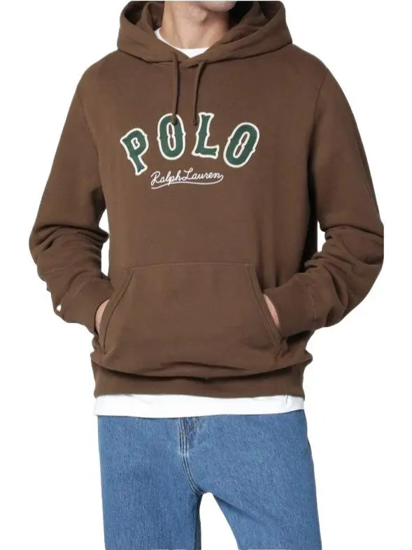 Polo Ralph Lauren Logo Hooded Sweatshirt - Brown