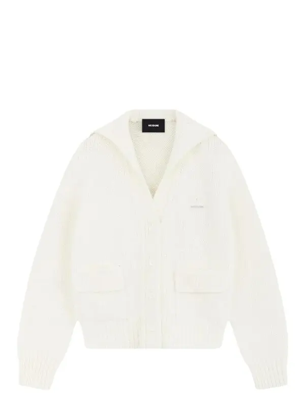 We11Done Sailor Collar Cardigan - Ivory