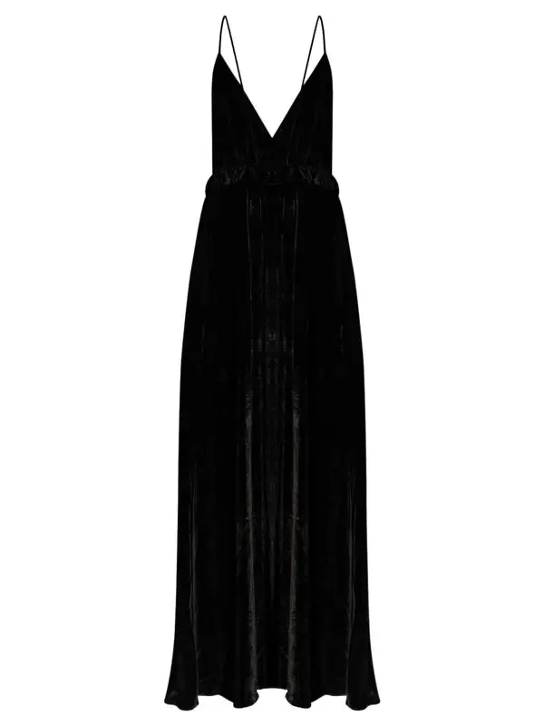 Ulla Johnson Lavinia Velvet Maxi Dress - Black