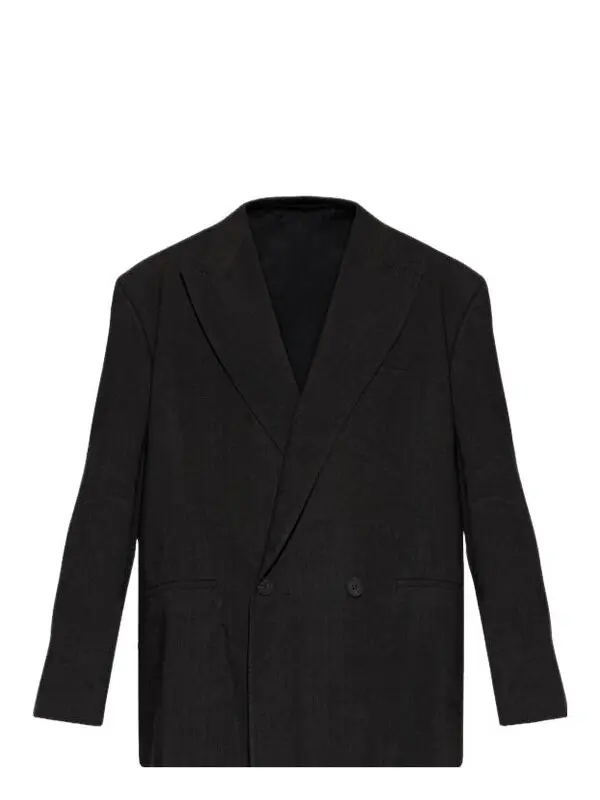Studio Nicholson Daburus Double-breasted Blazer - Black