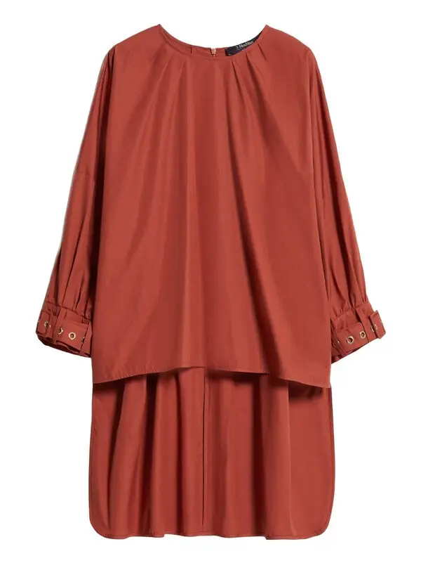 Max Mara Crewneck Long Sleeve Top - Brown
