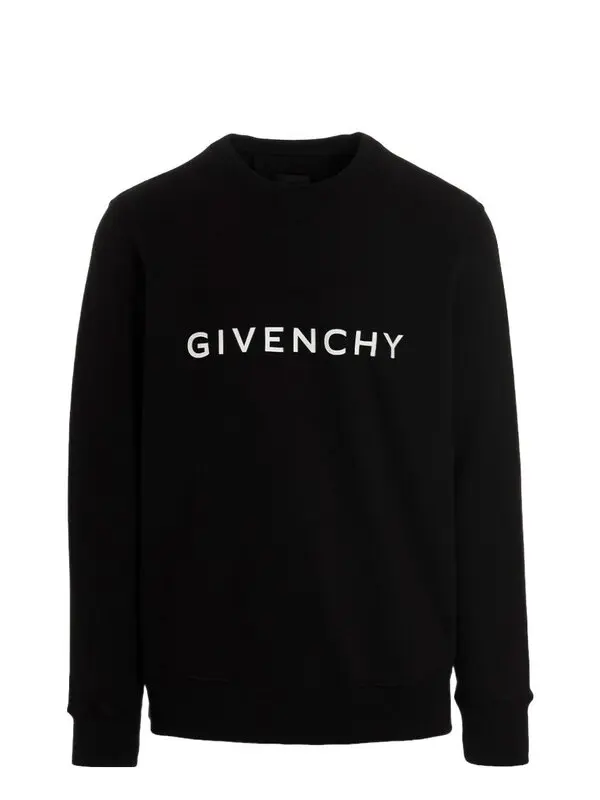 Givenchy Archetype Slim-fit Logo Sweatshirt - Black