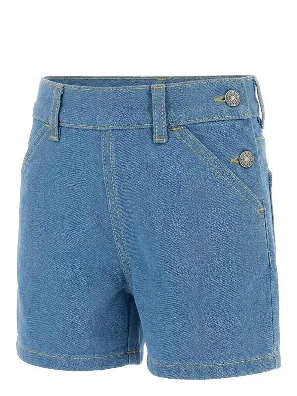 Gucci Oxford Denim Bermuda Shorts - Light Blue