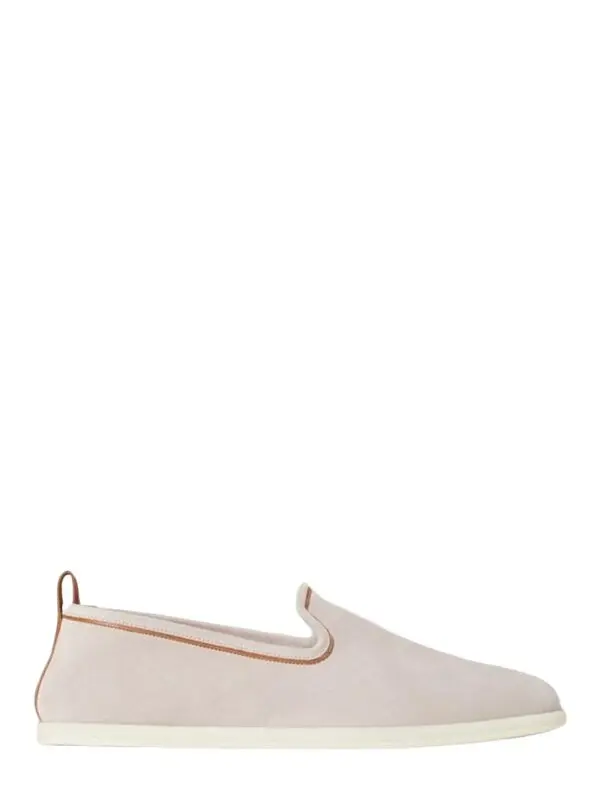 Loro Piana Venice Walk Loafers - Beige