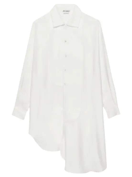 J.W.ANDERSON Jw Anderson Asymmetric Shirt Dress - Off White