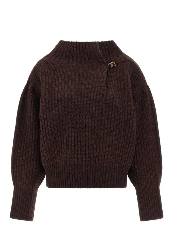 Dries Van Noten Teubina" Knitted Jumper With Embellishments - No