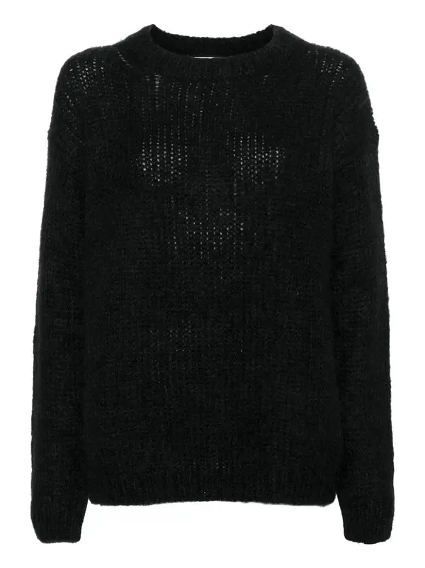 P.a.r.o.s.h Long Sleeve Crewneck Sweater - Black