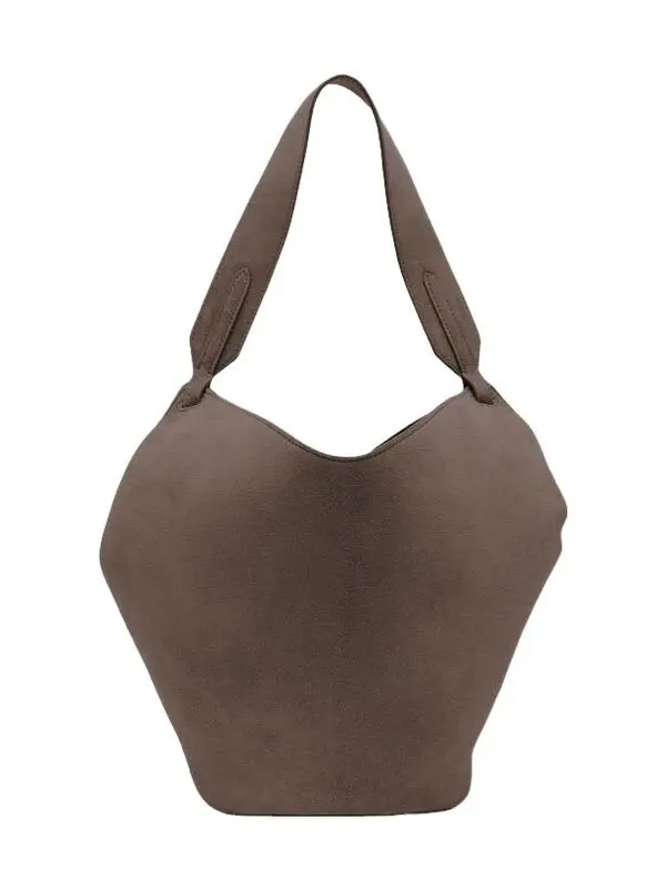 Khaite Mini Lotus Tote Bag - Brown