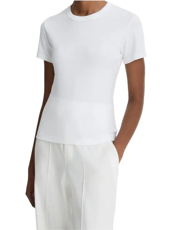Vince Slim Fit Crew-neck T-shirt - Optical White