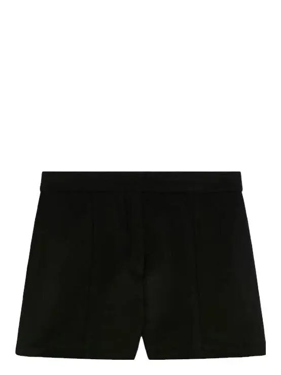Sportmax Buono Pleated Tailored Shorts - Black