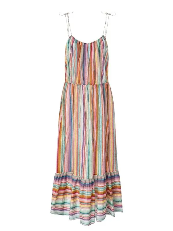 Missoni Striped Strappy Dress - Multicolor