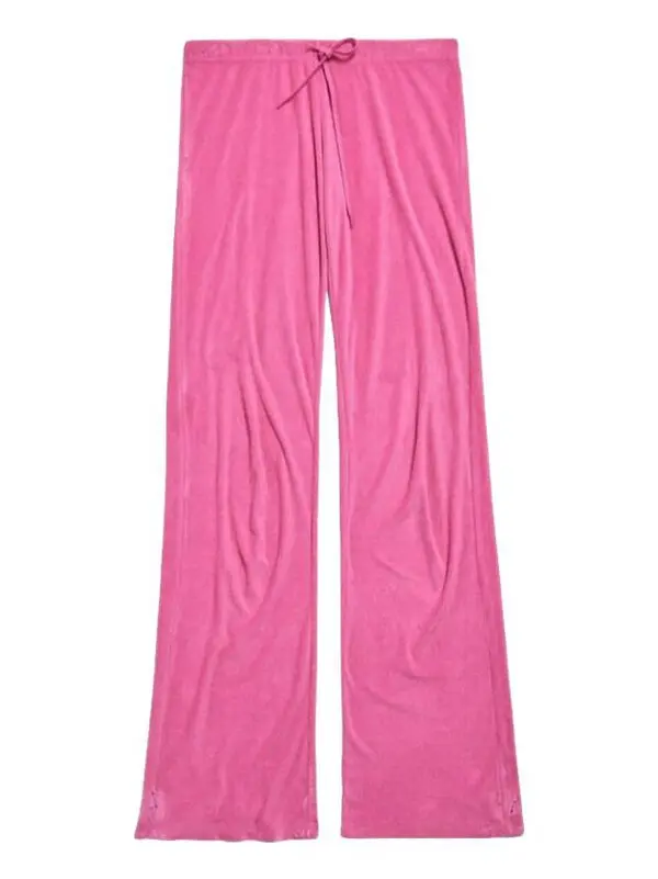 Balenciaga Drawstring Tracksuit Pants - Deep Pink