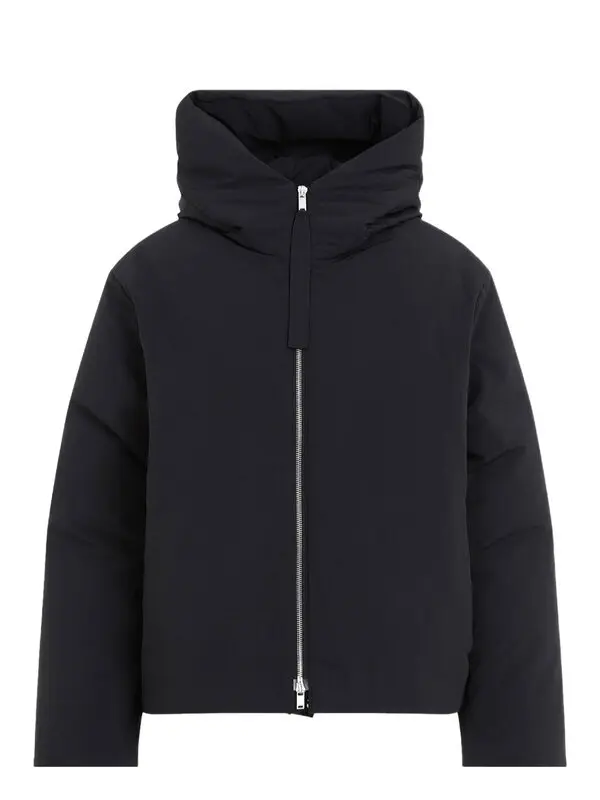 JIL SANDER Padded Zipped Down Jacket - Black