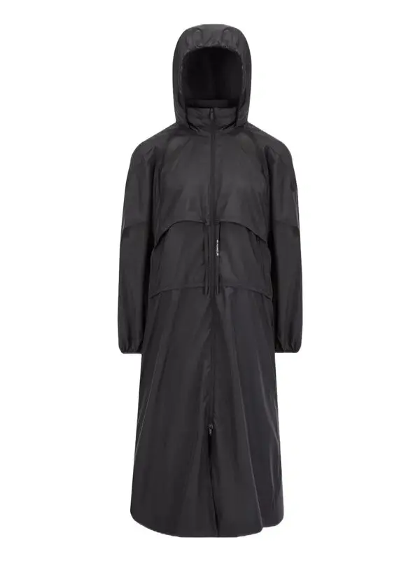 Moncler Licasto Rain Coat With Hood - Black
